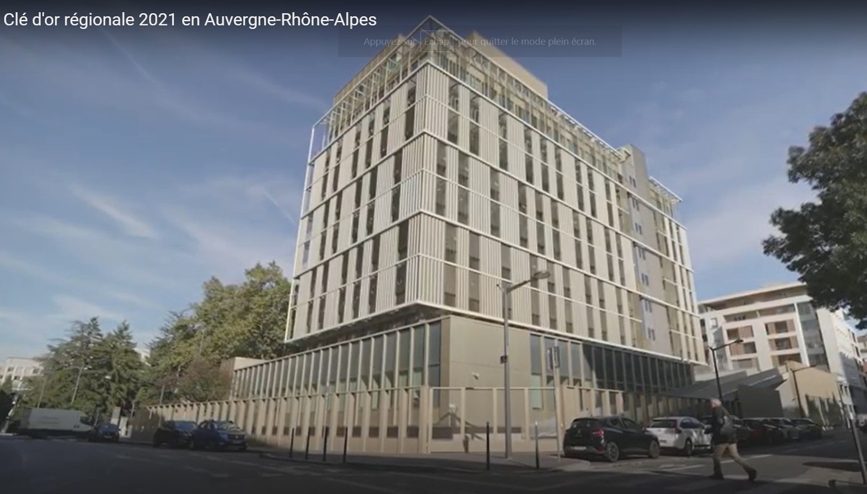 Clé d'or Auvergne-Rhône-Alpes : le 📽 du siège de la CARSAT de Lyon - EGF