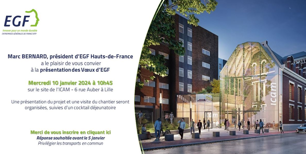 Les voeux de la délégation Hauts-de-France d'EGF - EGF