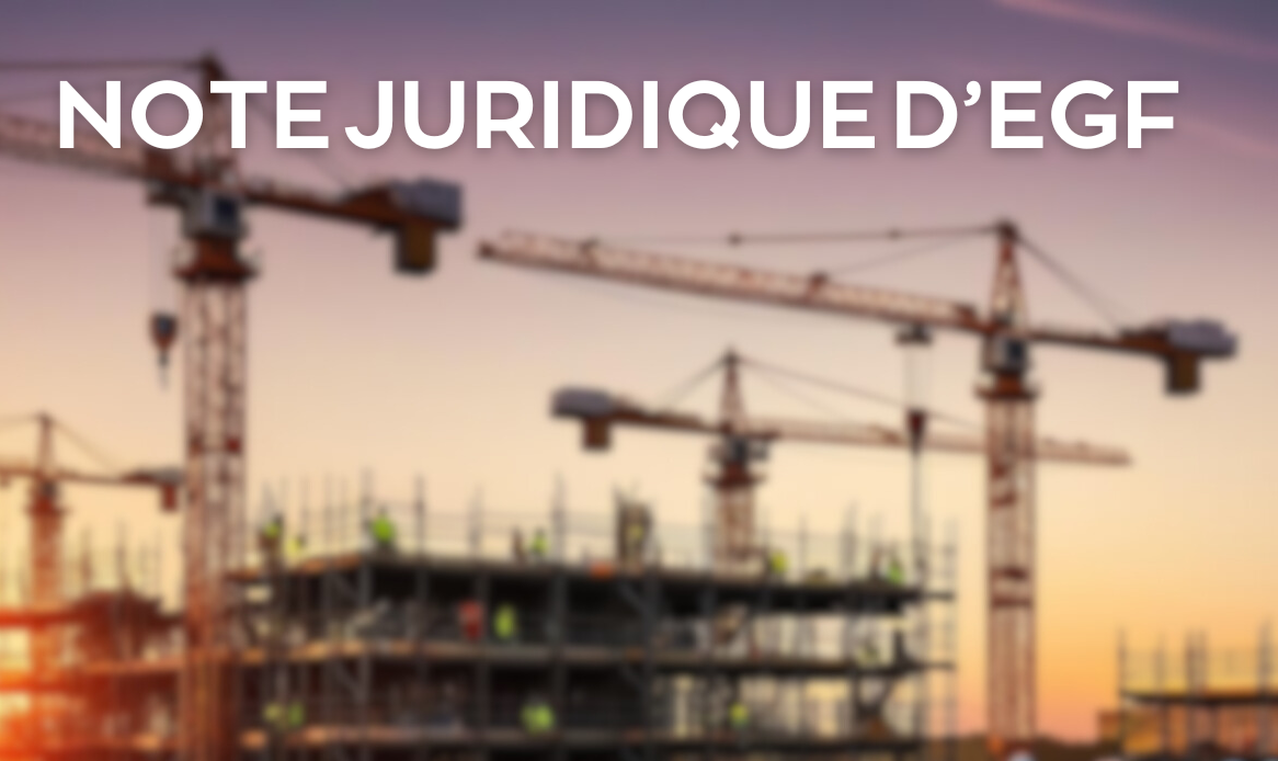 EGF publie une note explicative sur la notion de forfait - EGF